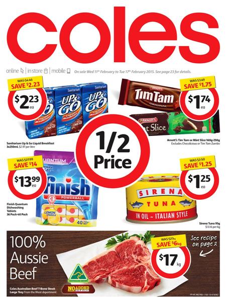 Coles Online Catalogue February 2015 Deals - Catalogue AU