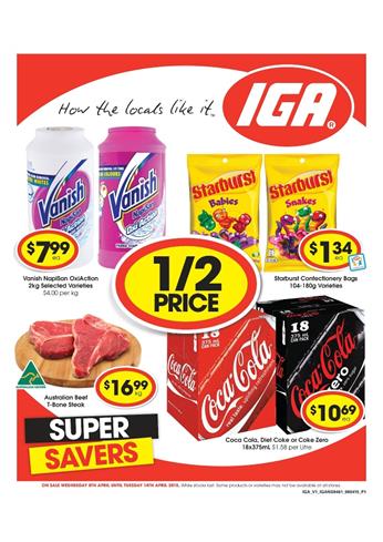 IGA Catalogue Half Prices April 8th Deals - Catalogue AU