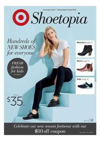 Target Shoes Great Prices April Catalogue ! - Catalogue AU