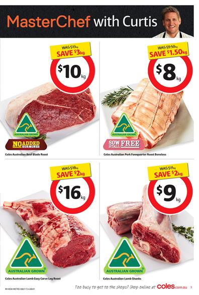 Coles Catalogue Masterchef Recipes 10 July 2015 - Catalogue AU