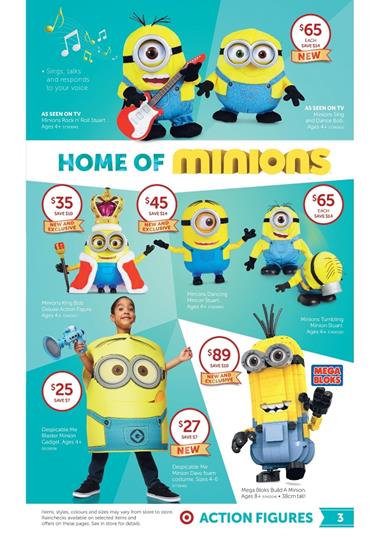 Target Toy Sale 2015 Movie Figures and Construction Toys - Catalogue AU