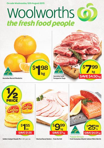 Woolworths Catalogue Specials 12 Aug - 18 Aug 2015 - Catalogue AU