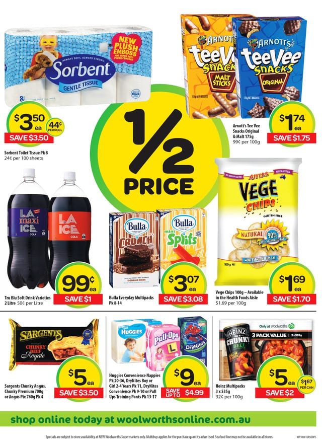 Woolworths Catalogue Weekend Specials 15 Aug 2015 - Catalogue AU