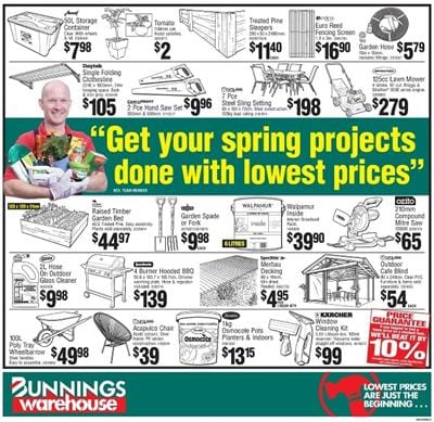 Bunnings Catalogue Products 30 Sep 2015 - Catalogue AU
