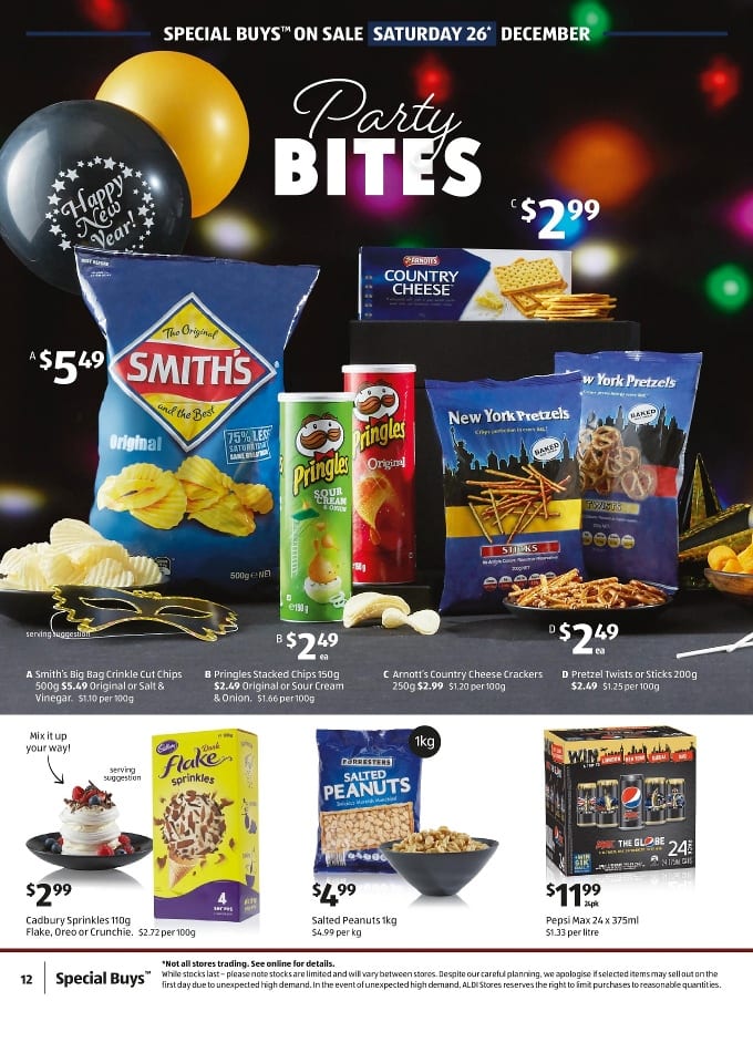 ALDI Special Snacks Catalogue 23 - 29 Dec 2015 - Catalogue AU