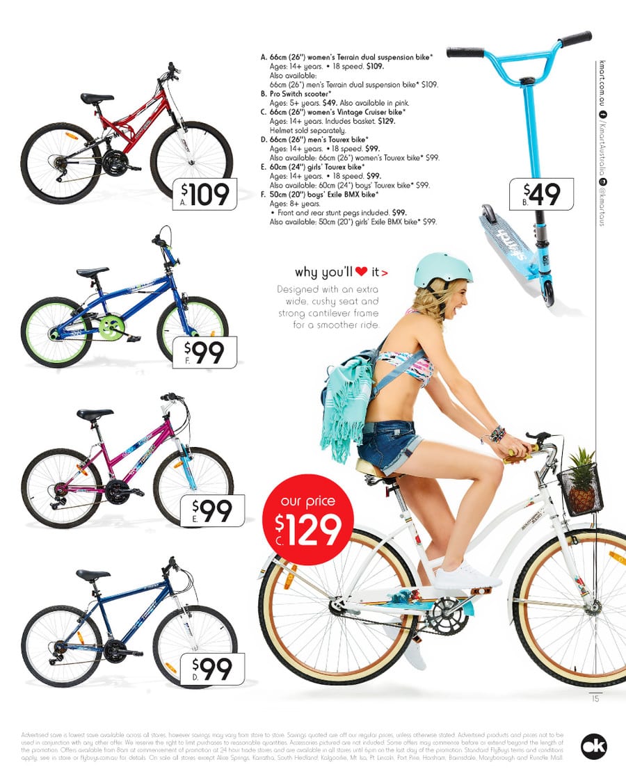 Kmart Bike Catalogue 26 - 06 Jan 2016 - Catalogue AU