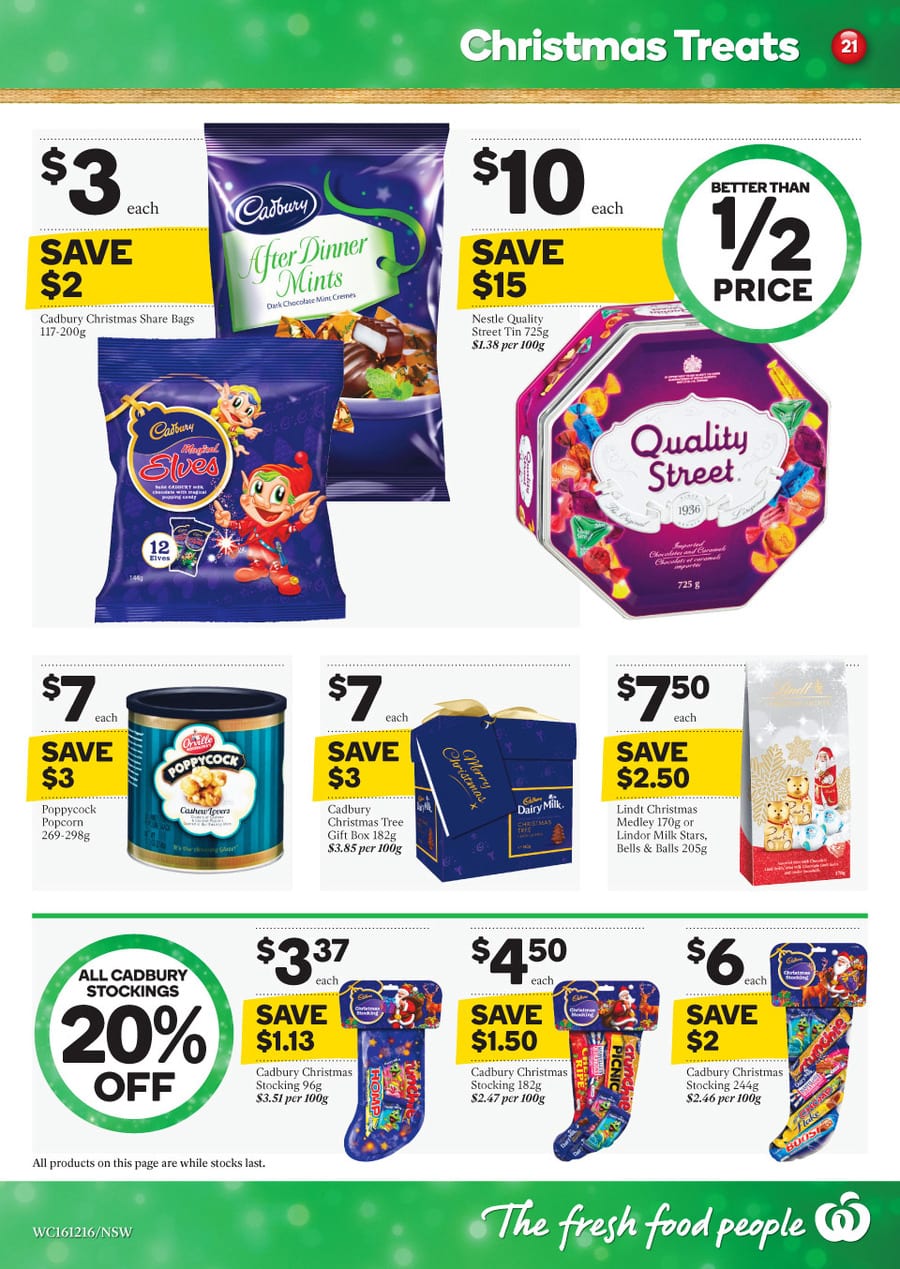 Woolworths Christmas Catalogue Chocolates 2015 - Catalogue AU
