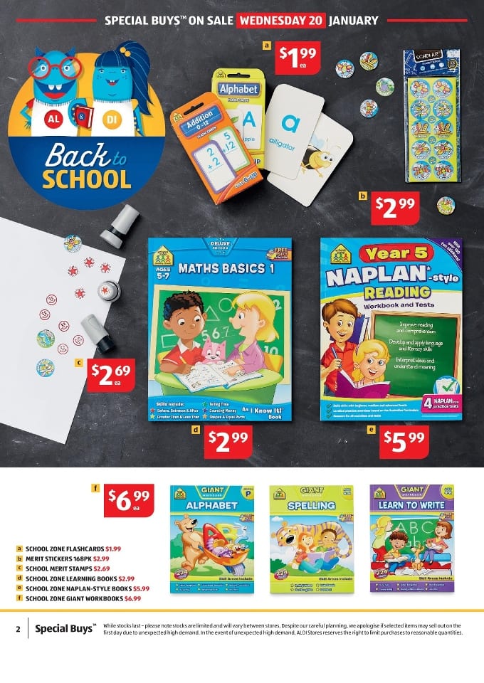 ALDI School Needs Catalogue 20 - 26 Jan 2016 - Catalogue AU