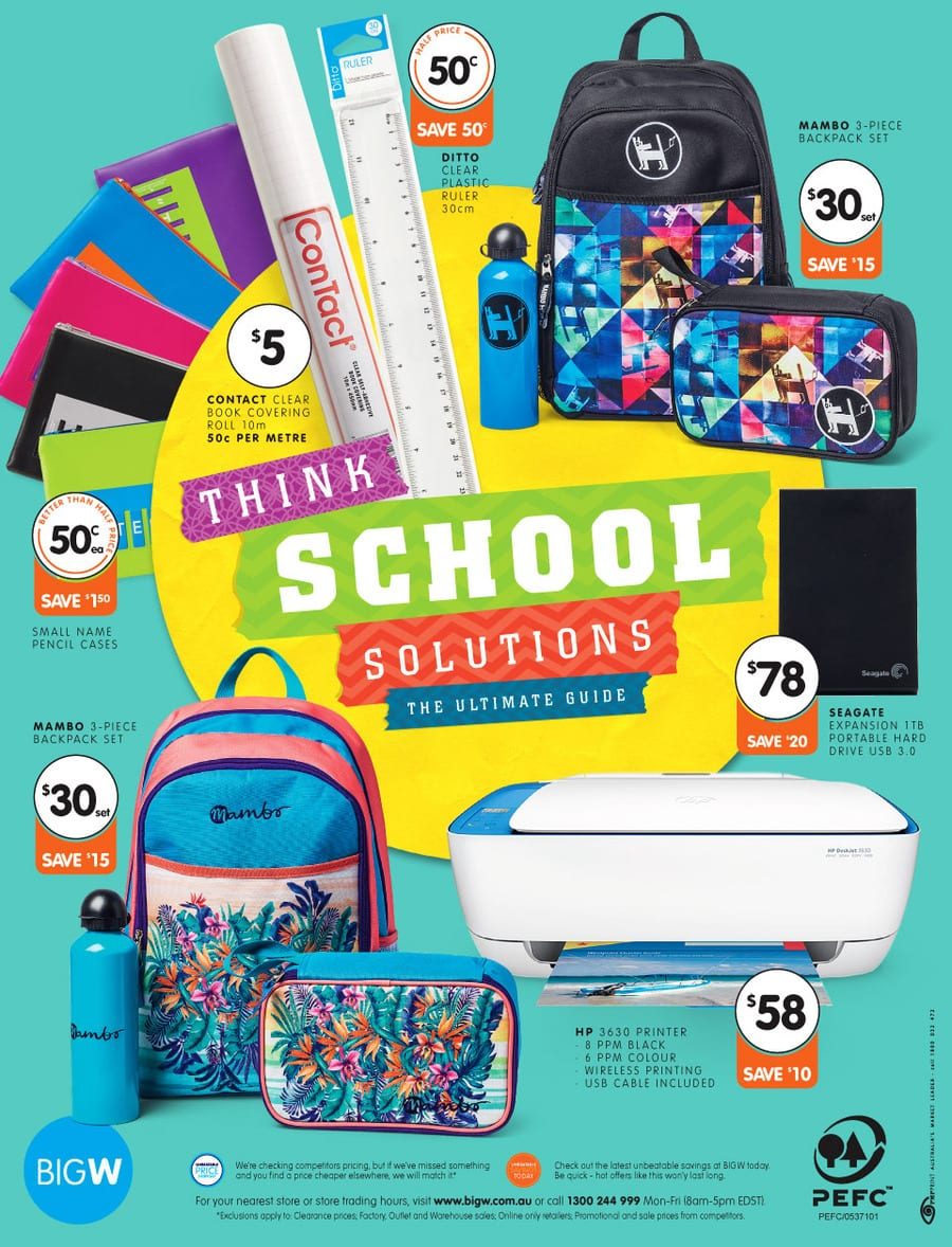 Big W School Solutions Catalogue 14 -20 Jan 2016 - Catalogue AU