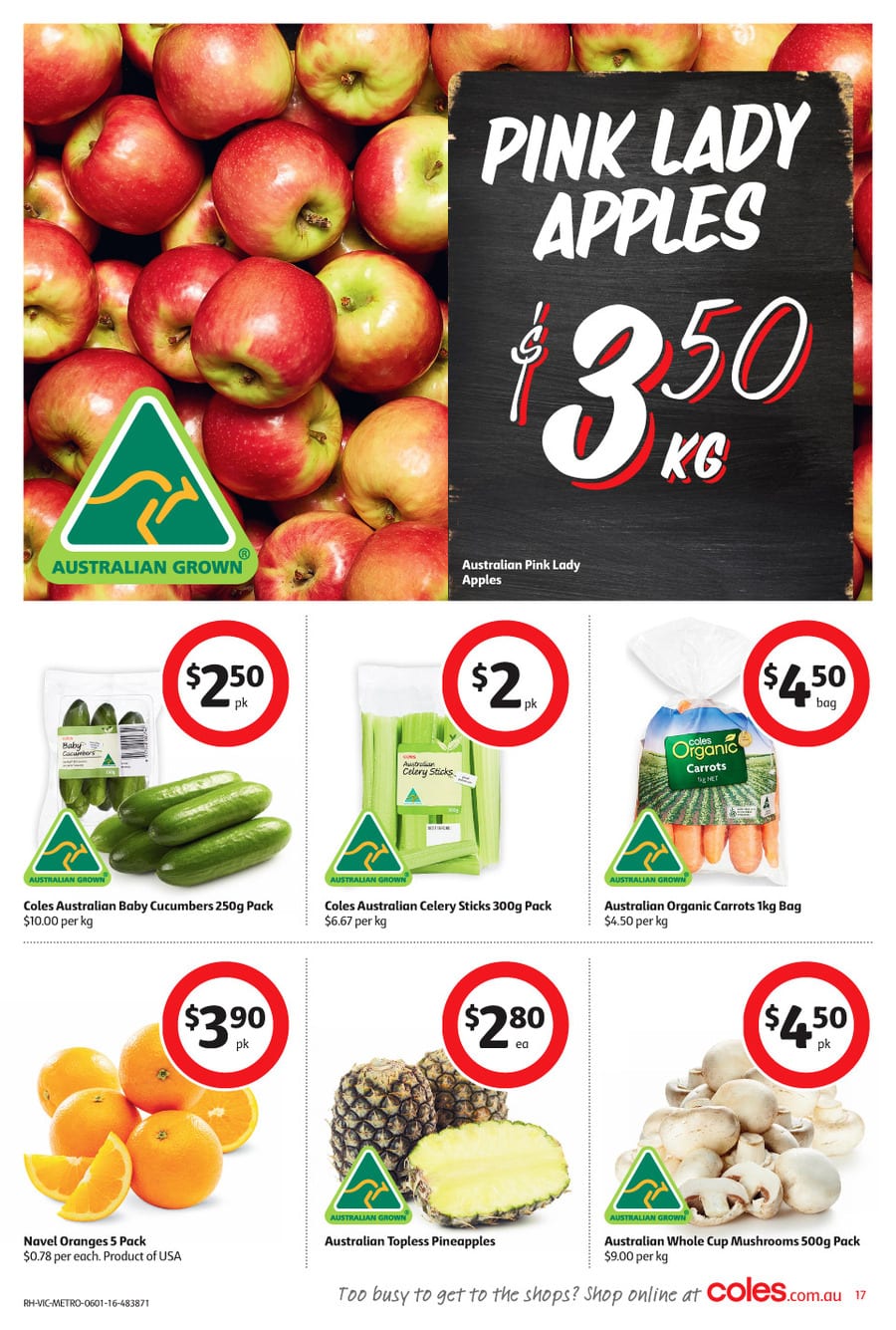 Coles Healthy Food Catalogue 6 - 12 Jan 2016 - Catalogue AU