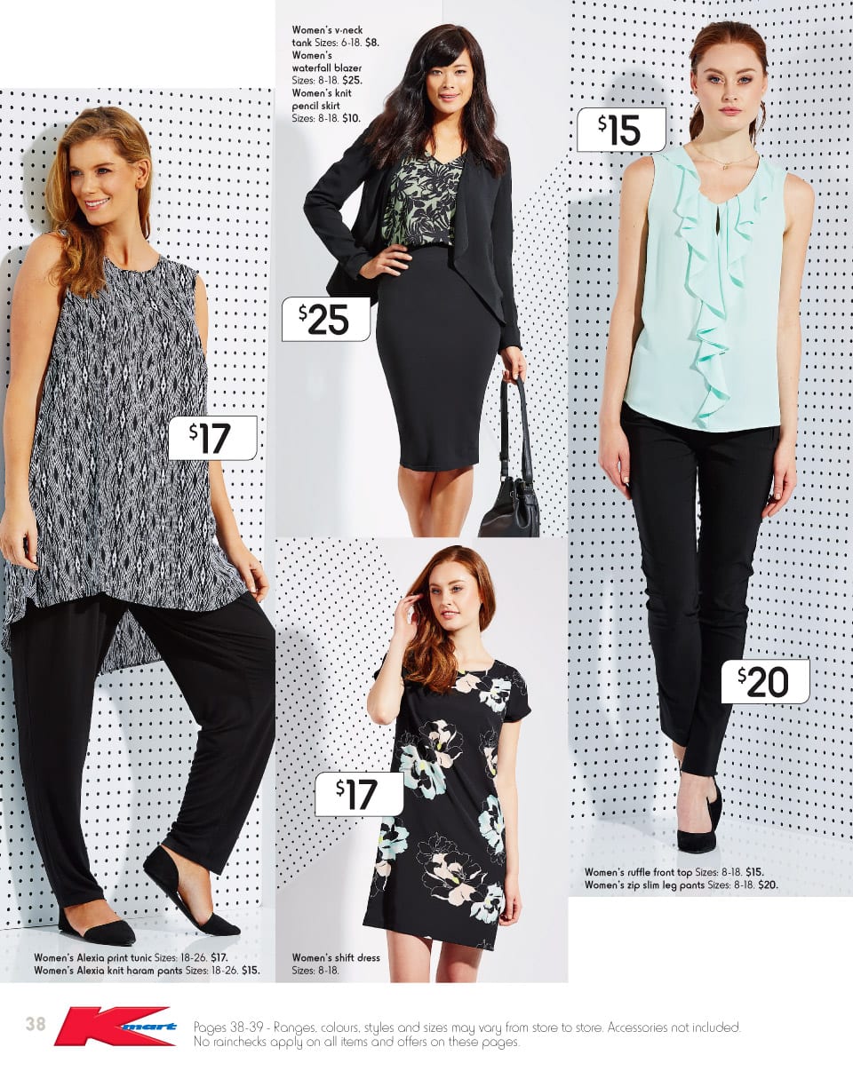 Kmart Lady Clothing Catalogue 11 - 27 Jan 2016 - Catalogue AU