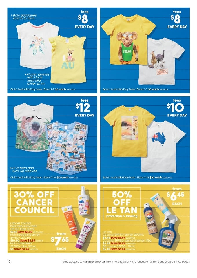 Target Catalogue Aussie Day 17 - 20 Jan 2016 - Catalogue AU