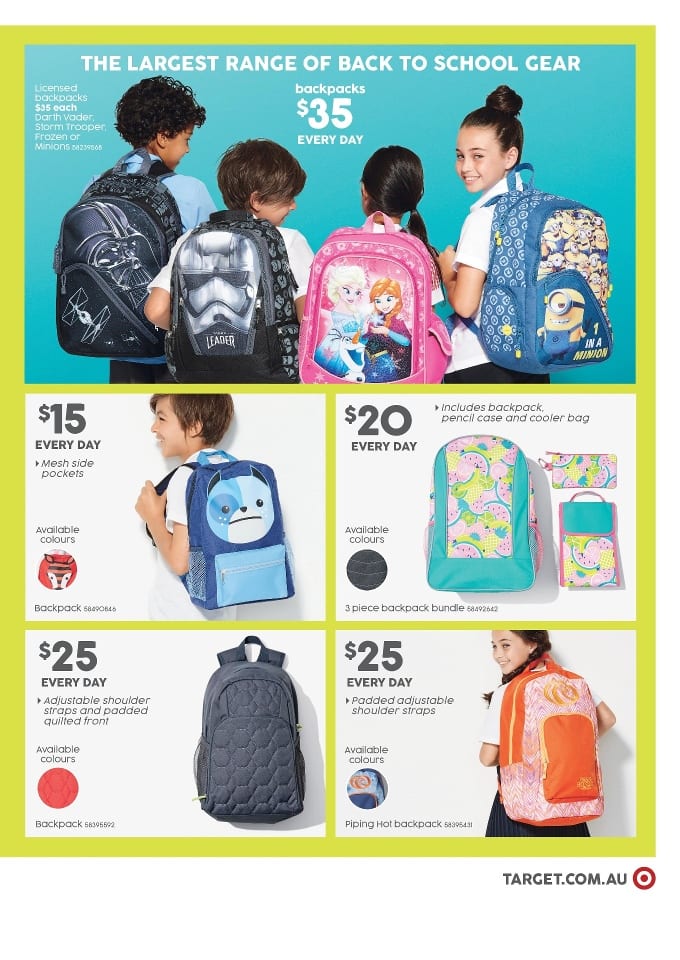 Target School Needs Catalogue 21 - 26 Jan 2016 - Catalogue AU