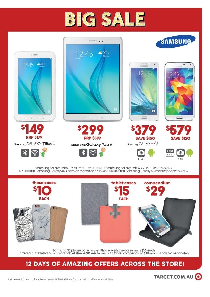 Target Smart Phone Catalogue 1 - 6 Jan 2016 - Catalogue AU
