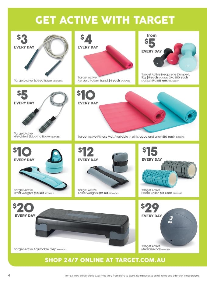 Target Sport Life Catalogue 1 - 6 Jan 2016 - Catalogue AU