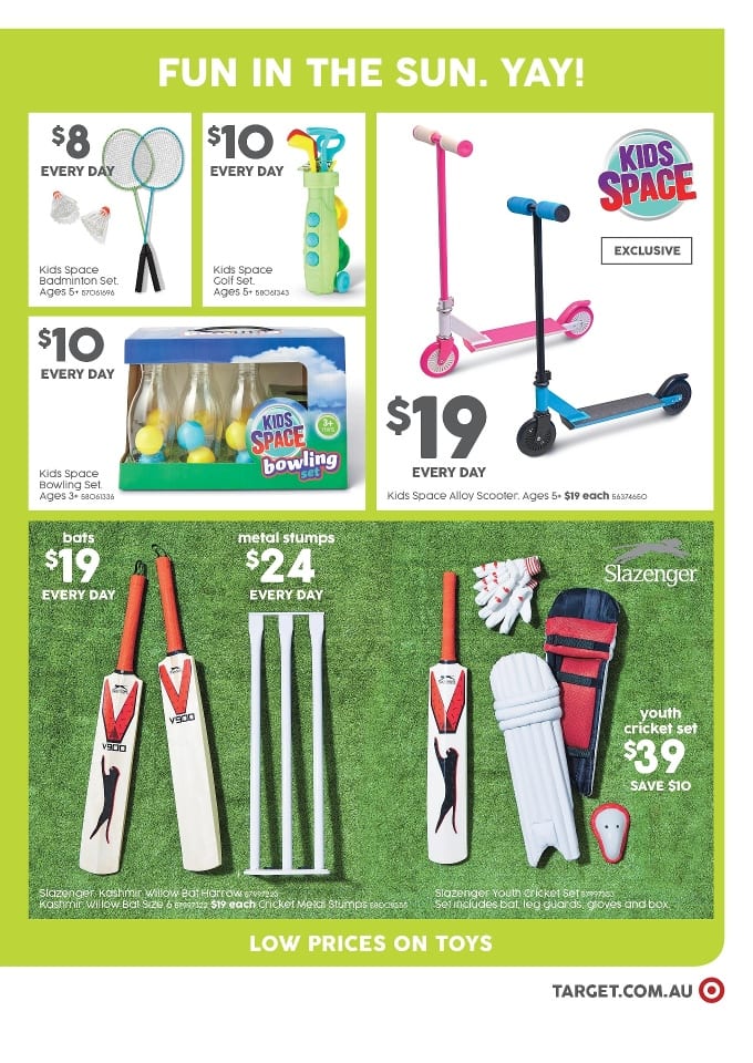Target Summer Games Catalogue 1 - 6 Jan 2016 - Catalogue AU