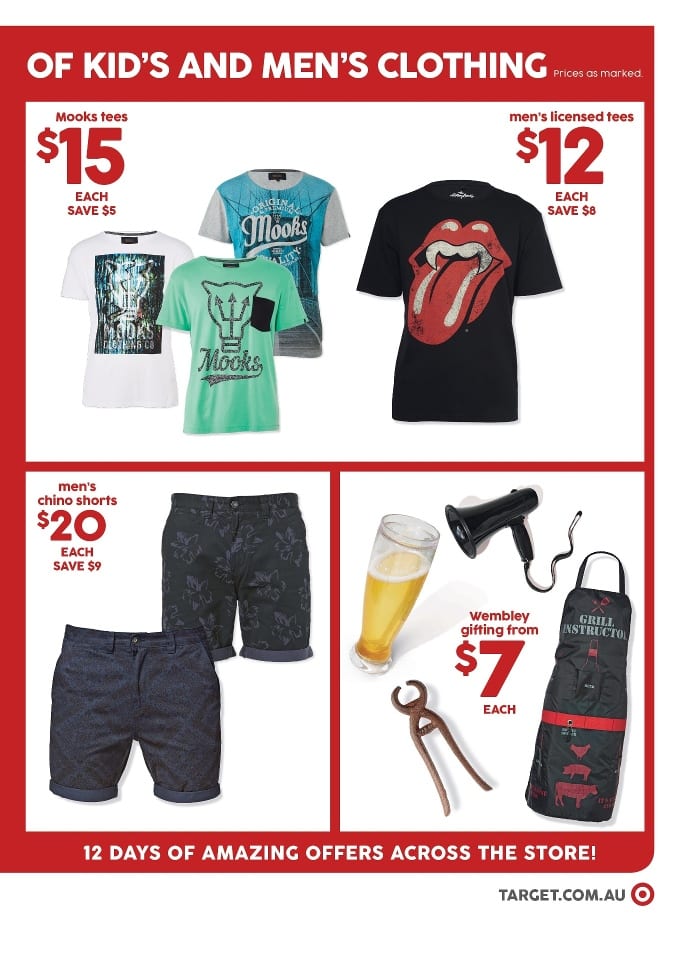 Target Summer Specials Catalogue 1 - 6 Jan 2016 - Catalogue AU