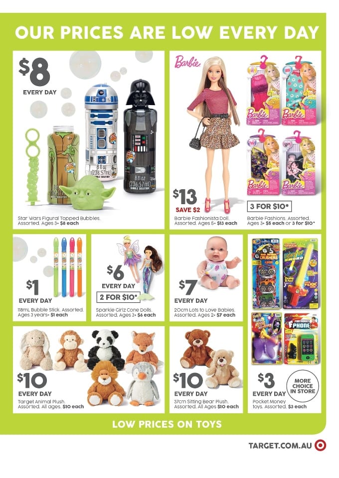 Target Toy Collection Catalogue 1 - 6 Jan 2016 - Catalogue AU