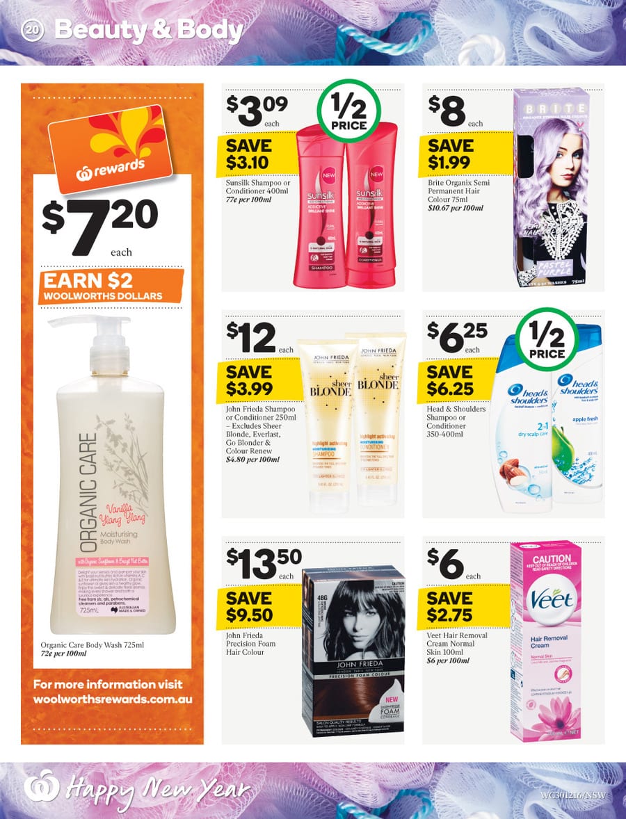 Woolworths Beauty Catalogue 1 - 5 Jan 2016 - Catalogue AU