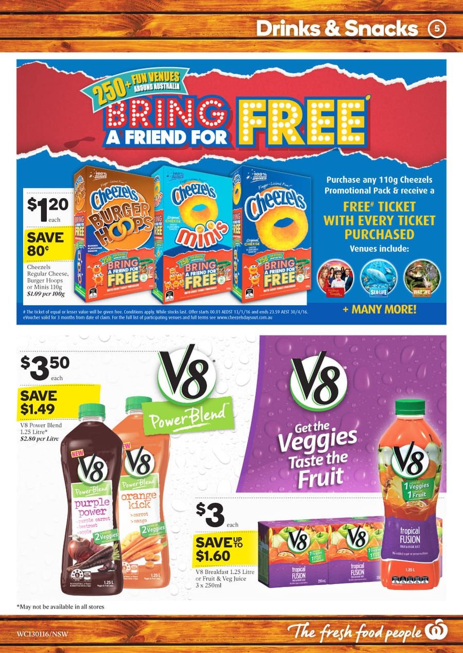 Woolworths Nice Snacks Catalogue 13 - 19 Jan 2016 - Catalogue AU
