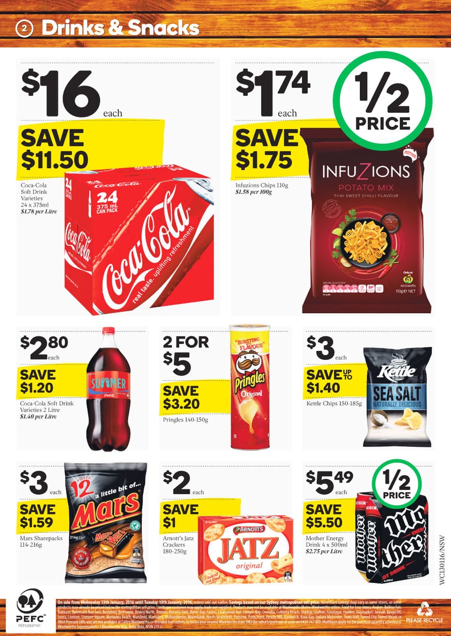 Woolworths Good Snacks Catalogue 13 - 19 Jan 2016 - Catalogue AU