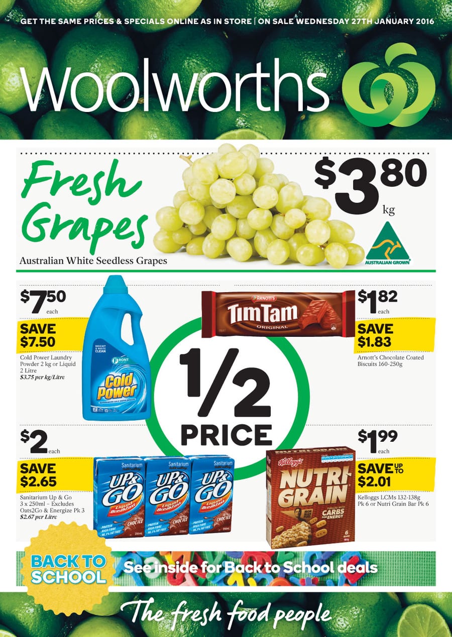 Woolworths Specials Offers Catalogue 27 - 2 Feb 2016 - Catalogue AU