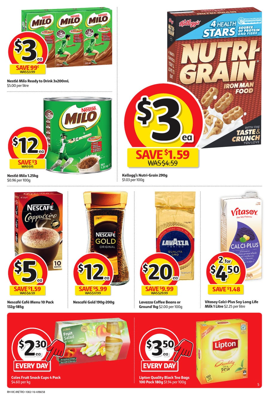Coles Good Snacks Catalogue 10 - 16 Feb 2016