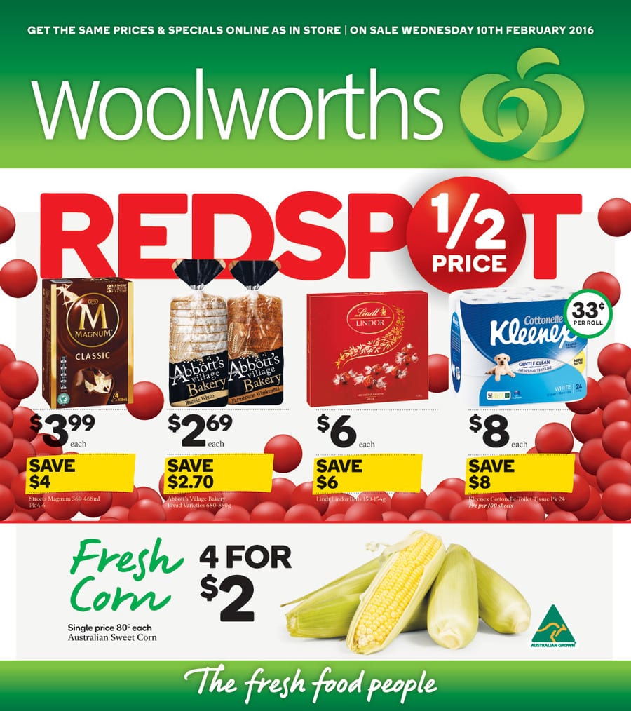 Woolworths Special Offers Catalogue 10 - 16 Feb 2016 - Catalogue AU