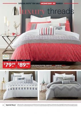 ALDI Bedding Collection Catalogue 30 Mar 2016 - Catalogue AU