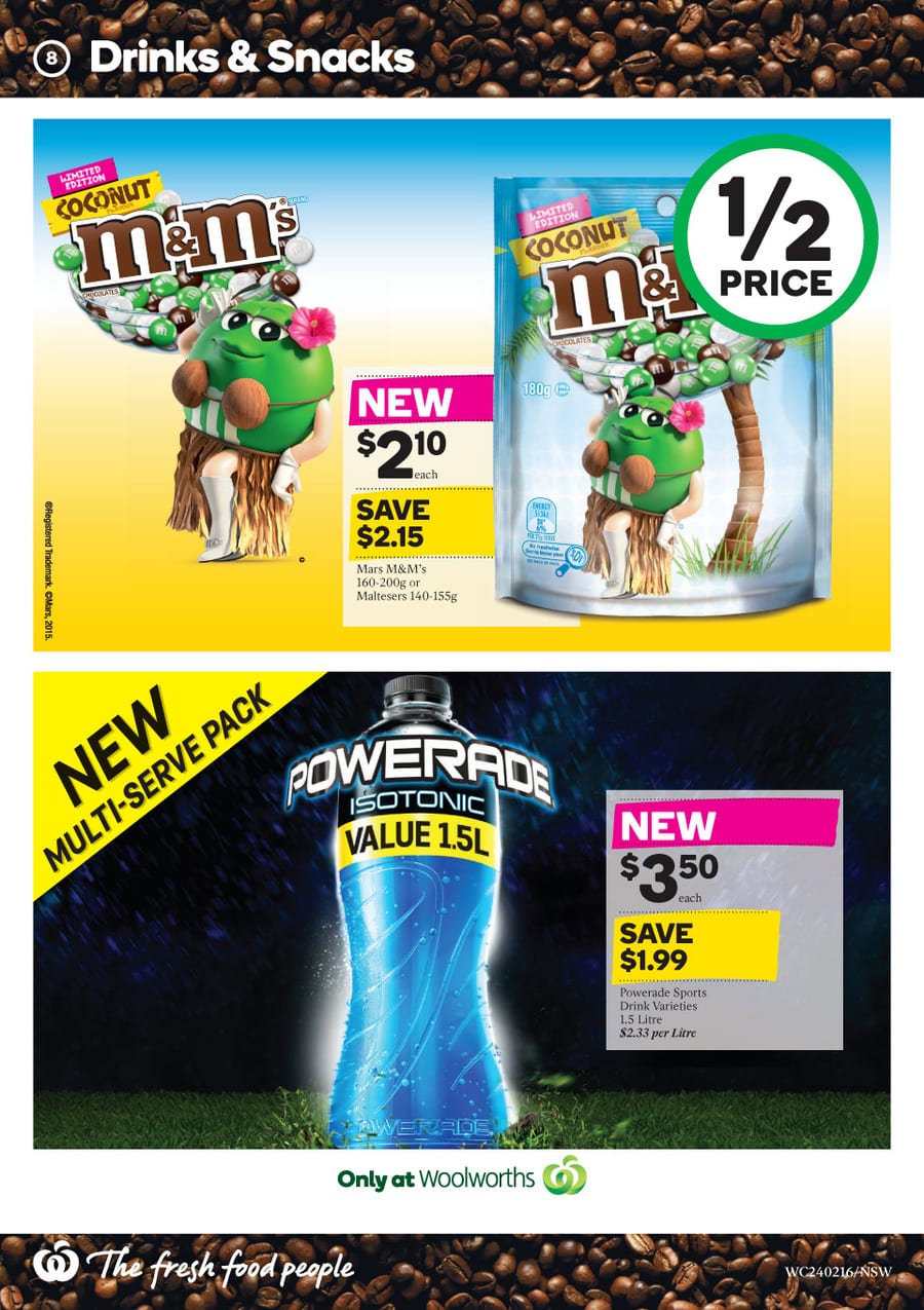 Woolworths Good Snacks Catalogue Mar 2016