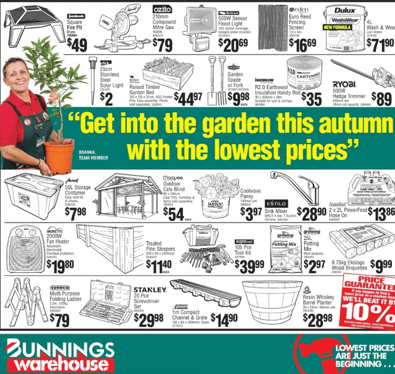 Bunnings Catalogue Apr 2016 | Warehouse Deals