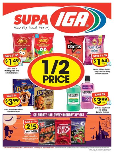 IGA Catalogue 26 Oct - 1 Nov 2016 - Catalogue AU