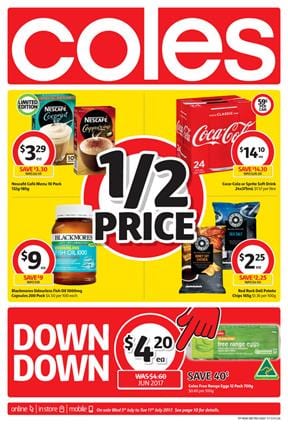 Coles Catalogue Grocery Deals 5 - 11 July 2017 - Catalogue AU