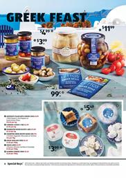 ALDI Catalogue Greek Food Sale