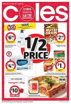 Coles Catalogue Deals 18 - 24 April 2018 | Coles Half Price Deals ...