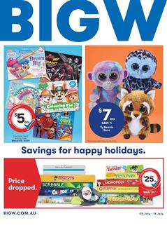 Big W Catalogue Holiday Toy Sale July 2018 - Catalogue AU