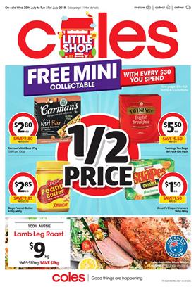 Coles Catalogue Deals Jul 25 - 31, 2018 | Half Prices, Grocery ...