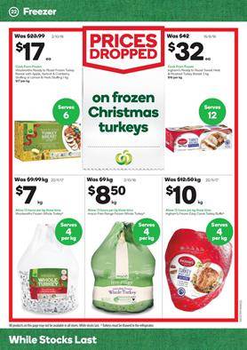 Woolworths Catalogue Christmas Turkeys 7 - 13 Nov 2018 - Catalogue AU