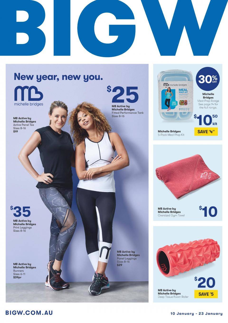 BIG W Catalogue 9-23 January SportsWear and Equipments - Catalogue AU