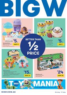 Big W Catalogue New Half-Price Toys 4 - 17 Jul 2019 - Catalogue AU