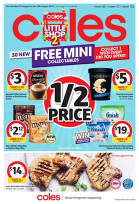 Coles Little Shop 2 Minis 7 - 13 Aug 2019 | Half-Price Sale - Catalogue AU