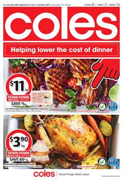 Coles Down Down Catalogue Deals 25 Sep - 1 Oct 2019 - Catalogue AU