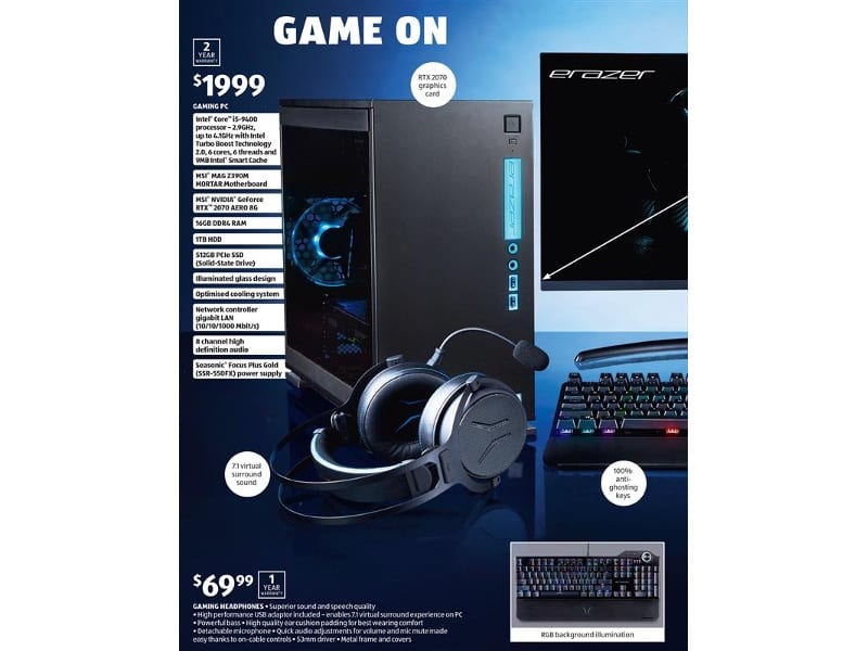 ALDI Gaming PC Special Buys Week 42 2019 | Catalogue Deal Review ...