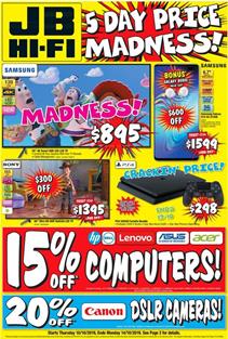 JB Hi-Fi Catalogue 15% off Computers