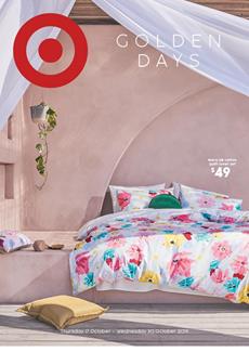Target Bedding Linen Products October 2019 - Catalogue AU