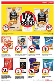 Coles Red Rock Deli Popcorn and More Snacks 25 - 31 Dec 2019 - Catalogue AU