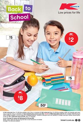 Kmart Back to School Catalogue Jan 2020 | Stationery, Schoolwear ...