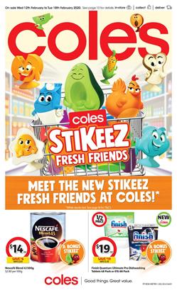 Coles Catalogue Stikeez 12 - 18 Feb 2020 | Spend $30 Get One - Catalogue AU