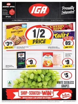 IGA Catalogue Half-Price 5 - 11 Feb 2020 - Catalogue AU