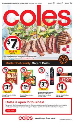 Coles Catalogue Sale 29 Apr - 5 May 2020 | Grocery Products - Catalogue AU